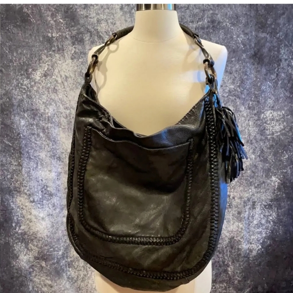 All Saints | Bags | All Saints Large Brown Leather Goth Braided Bag | Poshmark